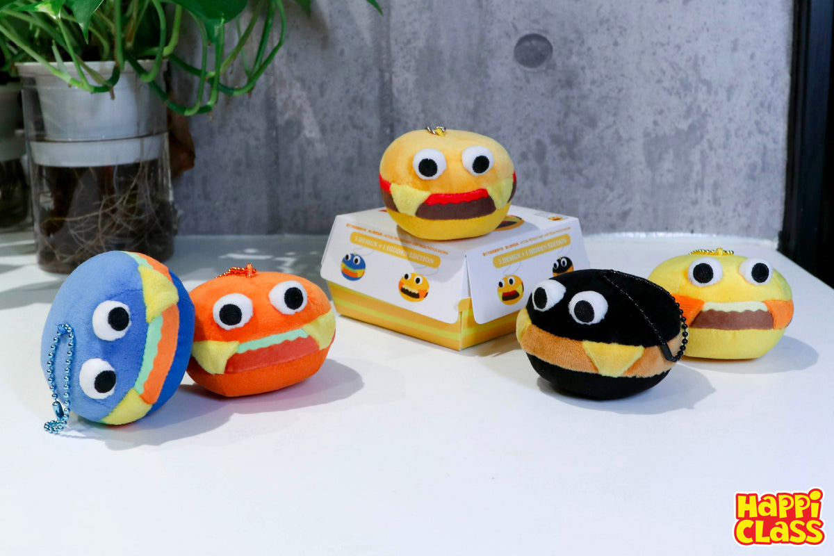 Burger Screen Cleaner Keychain 7 cm Blind Box (Set of 6) – PLAYMAXX